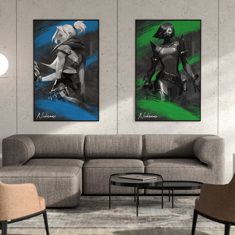 Valorant Custom Poster Valorant Personalized Valorant Fade - Etsy
