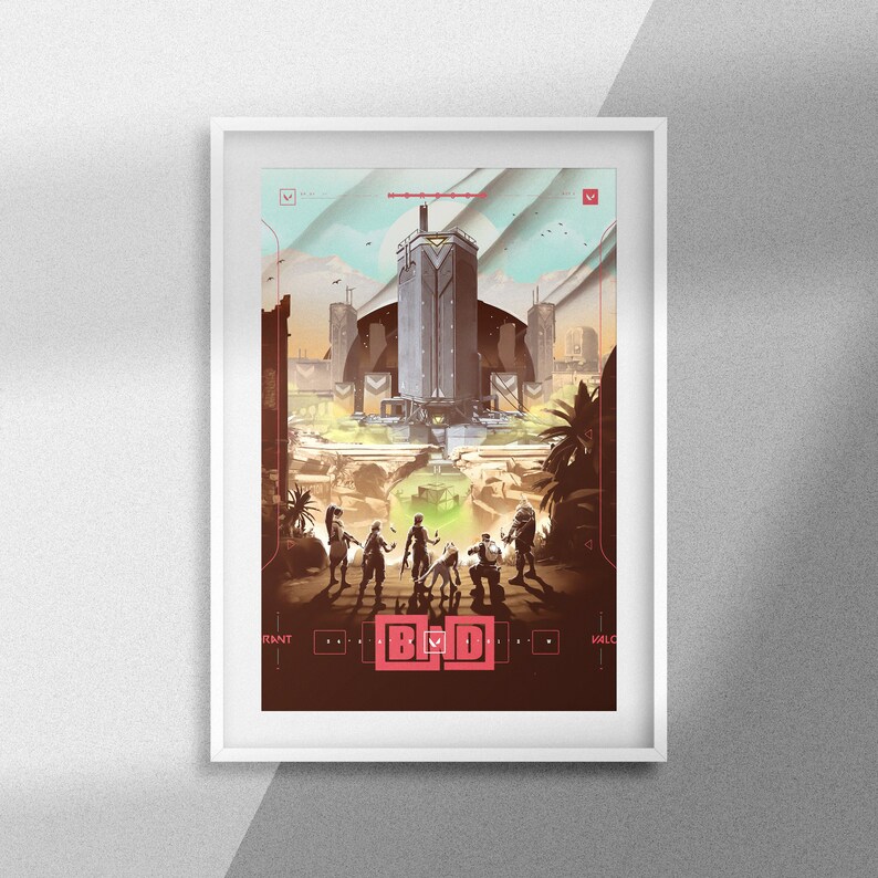 Valorant Map Bind Print Valorant Poster Art Print Digital | Etsy