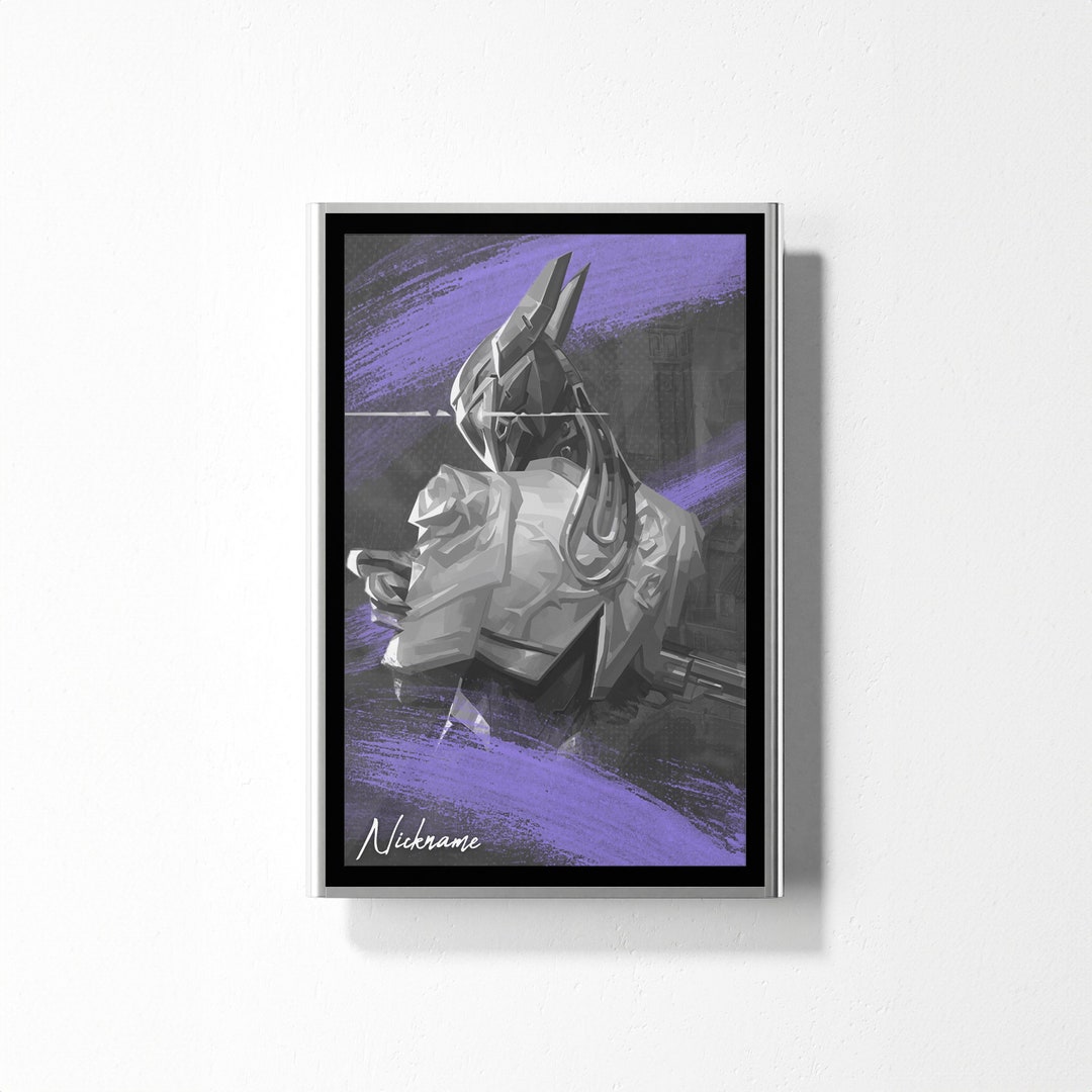 Valorant Custom Poster, Valorant Personalized, Valorant Vyse Poster ...