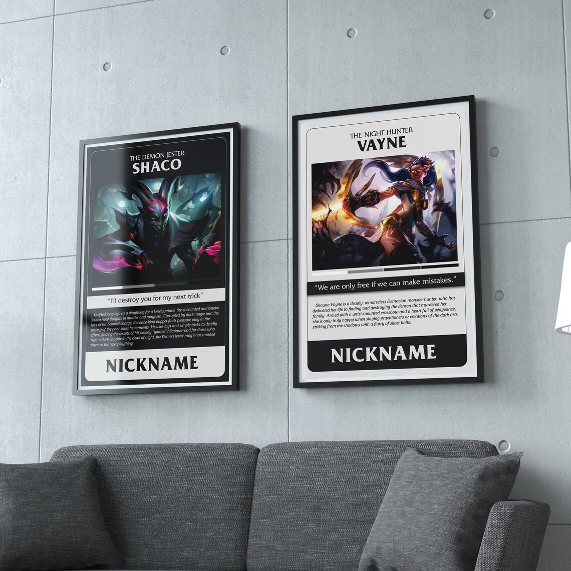 Personalized League of Legends Poster Digital Game Poster - Etsy