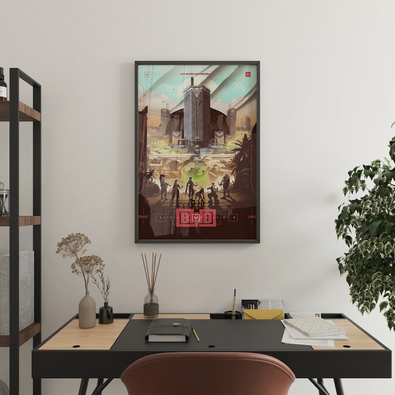 Valorant Map Bind Print Valorant Poster Art Print Digital | Etsy