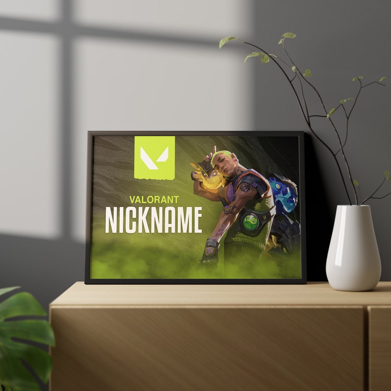 Valorant Custom Poster Valorant Personalized Valorant Fade - Etsy