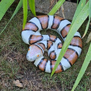 Exquisite Realistic Concrete Snake Statue - Sealed for Outdoors ...