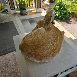 Exquisite Concrete Garden Fawn Deer Statue! Hand Cast and Hand Painted ...