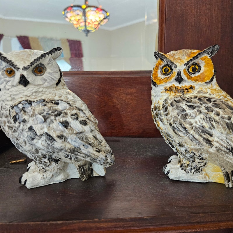Owl Statues - Etsy