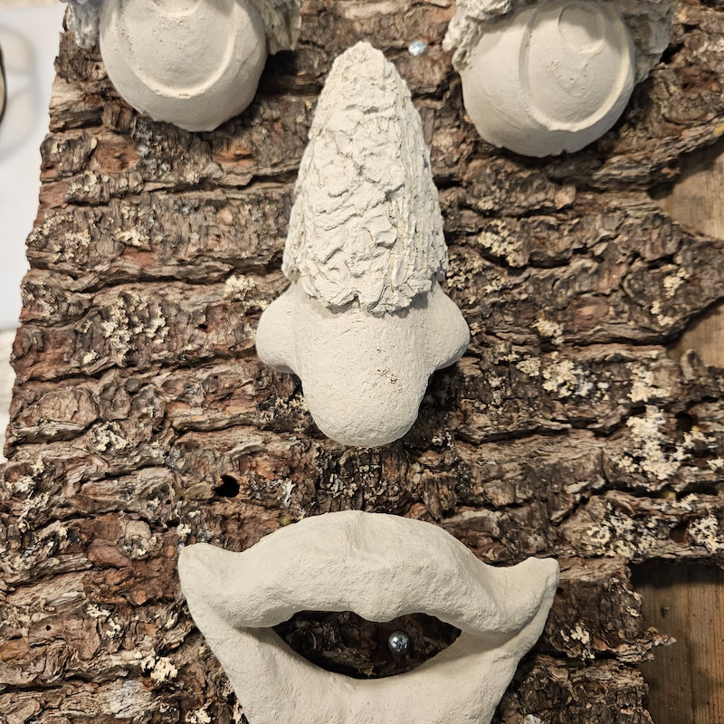 Concrete Garden Art Faces - Etsy