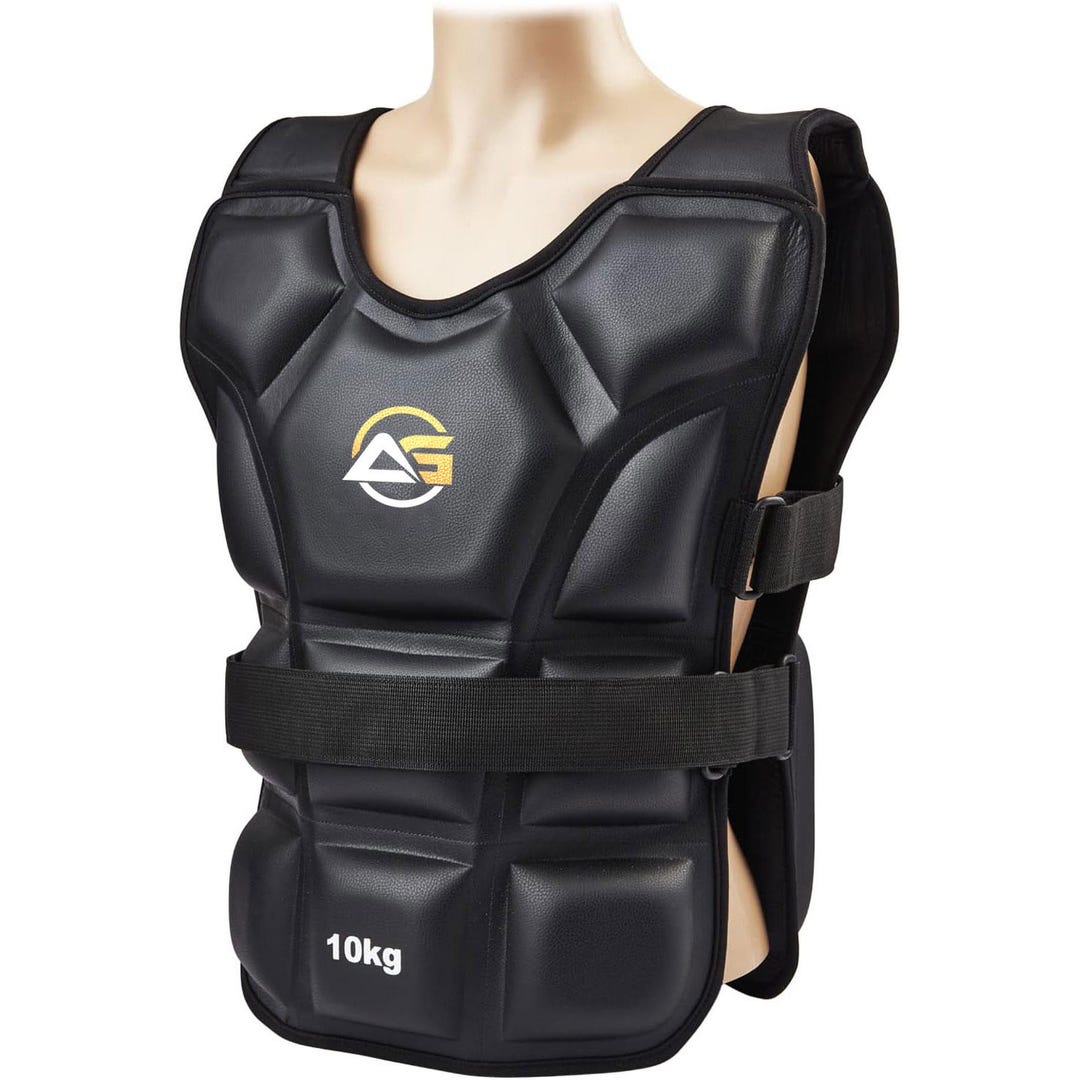 Pro Weighted Vest Jacket Gym Crossfit Fitness Sports Training Weight ...