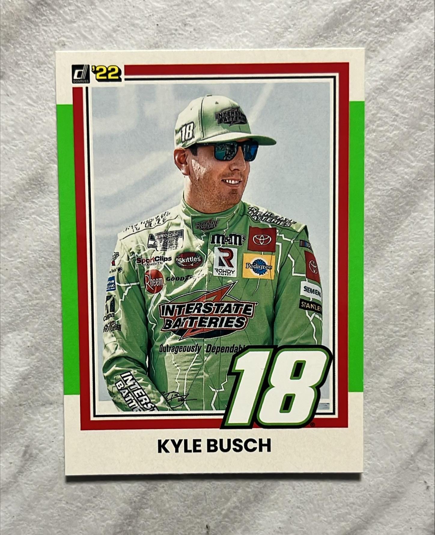 Kyle Busch Card Collection NASCAR Racing - Panini & Donruss Racing ...