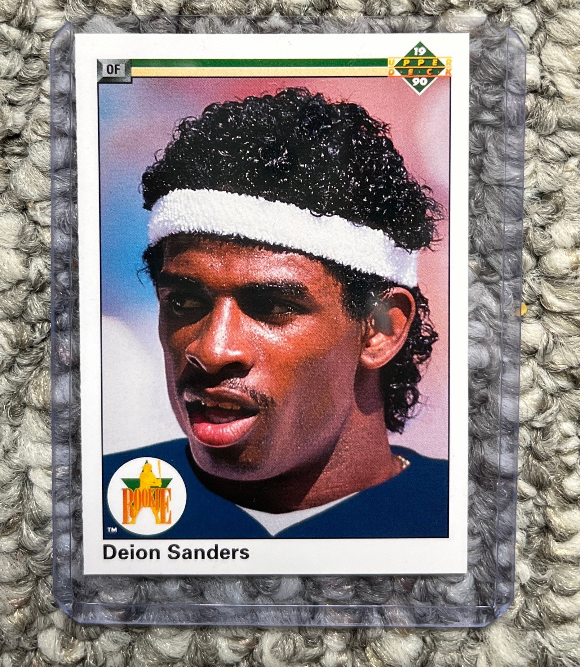 Deion Sanders (rookie Card) - 1990 Upper Deck Baseball Card - New York ...