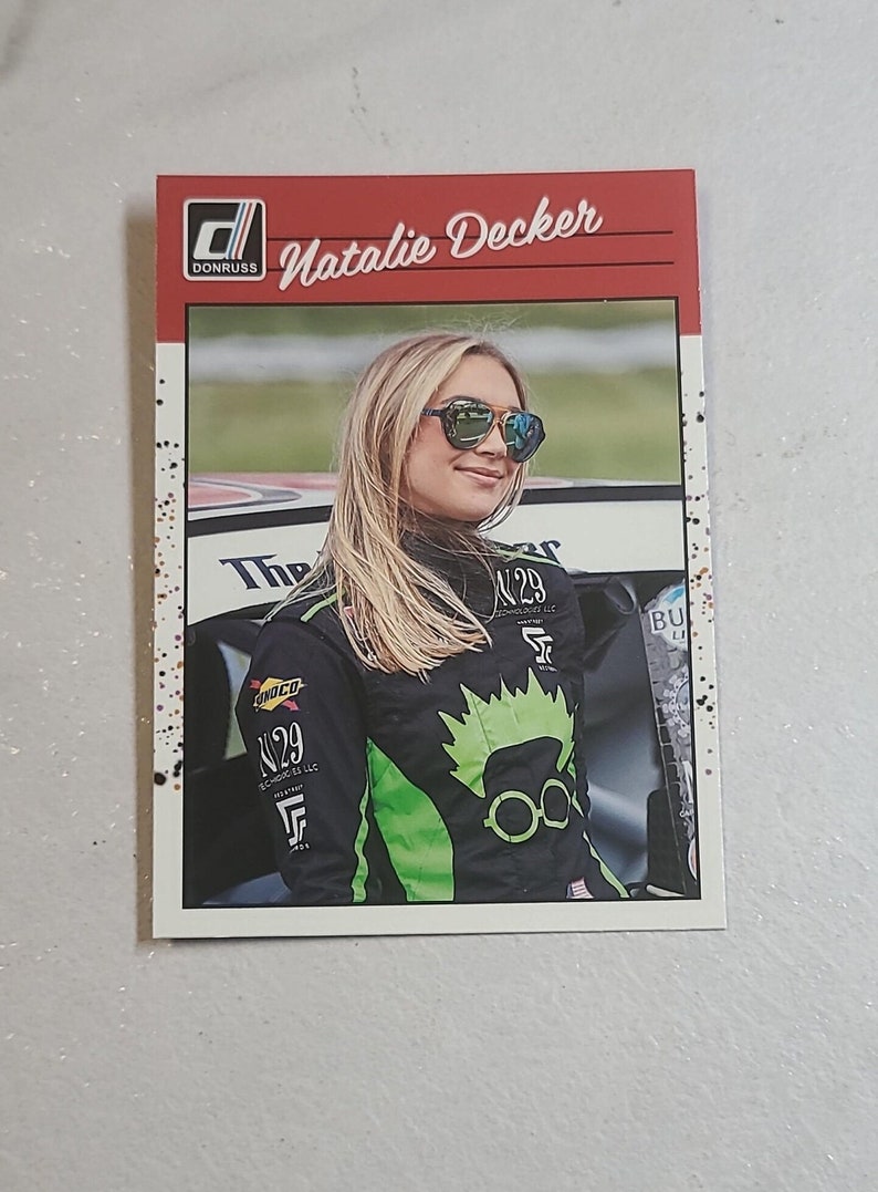 Natalie Decker 2023 Nascar Donruss Racing Retro Card By Panini Etsy