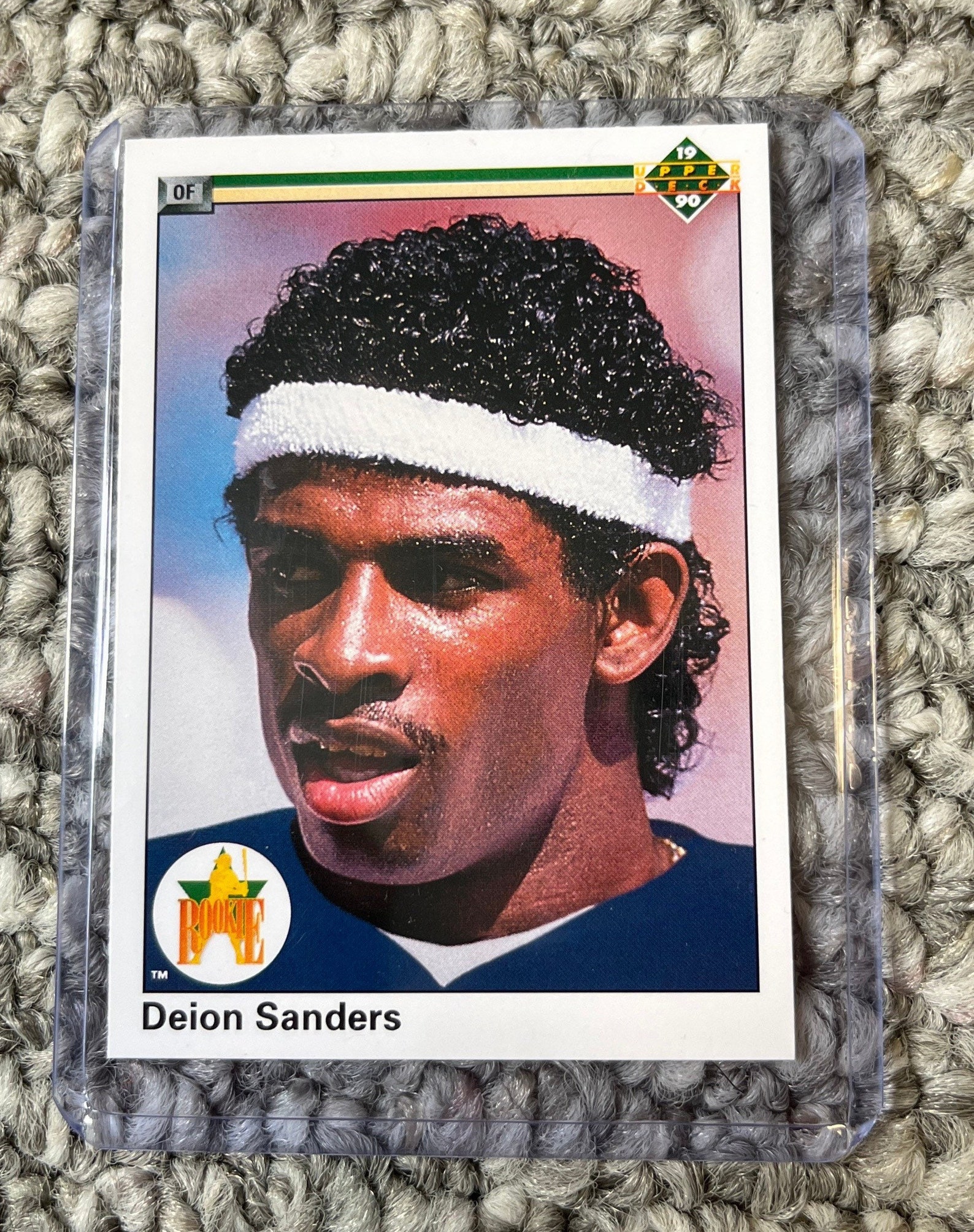 Deion Sanders (rookie Card) - 1990 Upper Deck Baseball Card - New York ...
