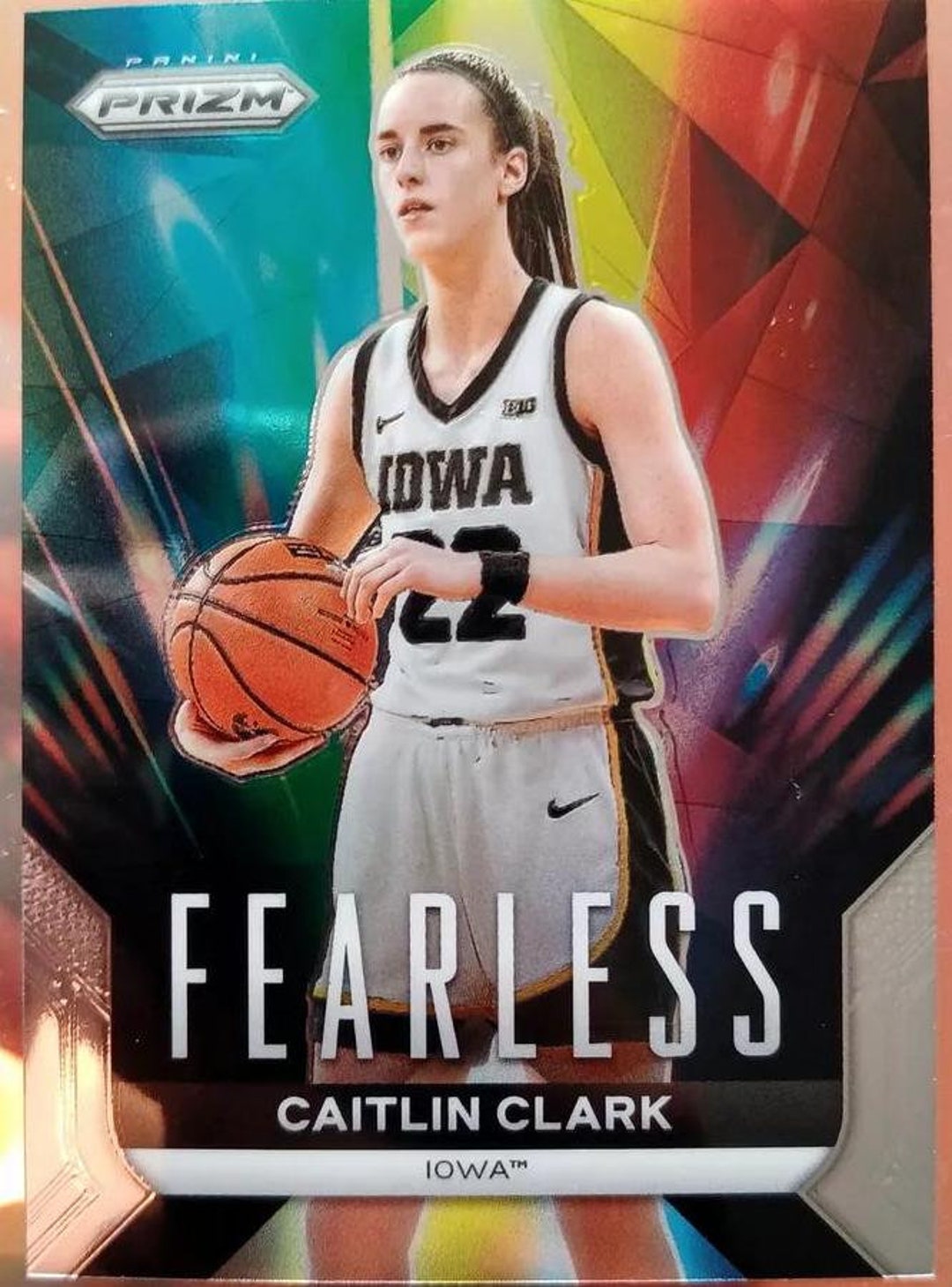 2024 Panini Caitlin Clark Collection FEARLESS Prizm Insert Card #F1 ...