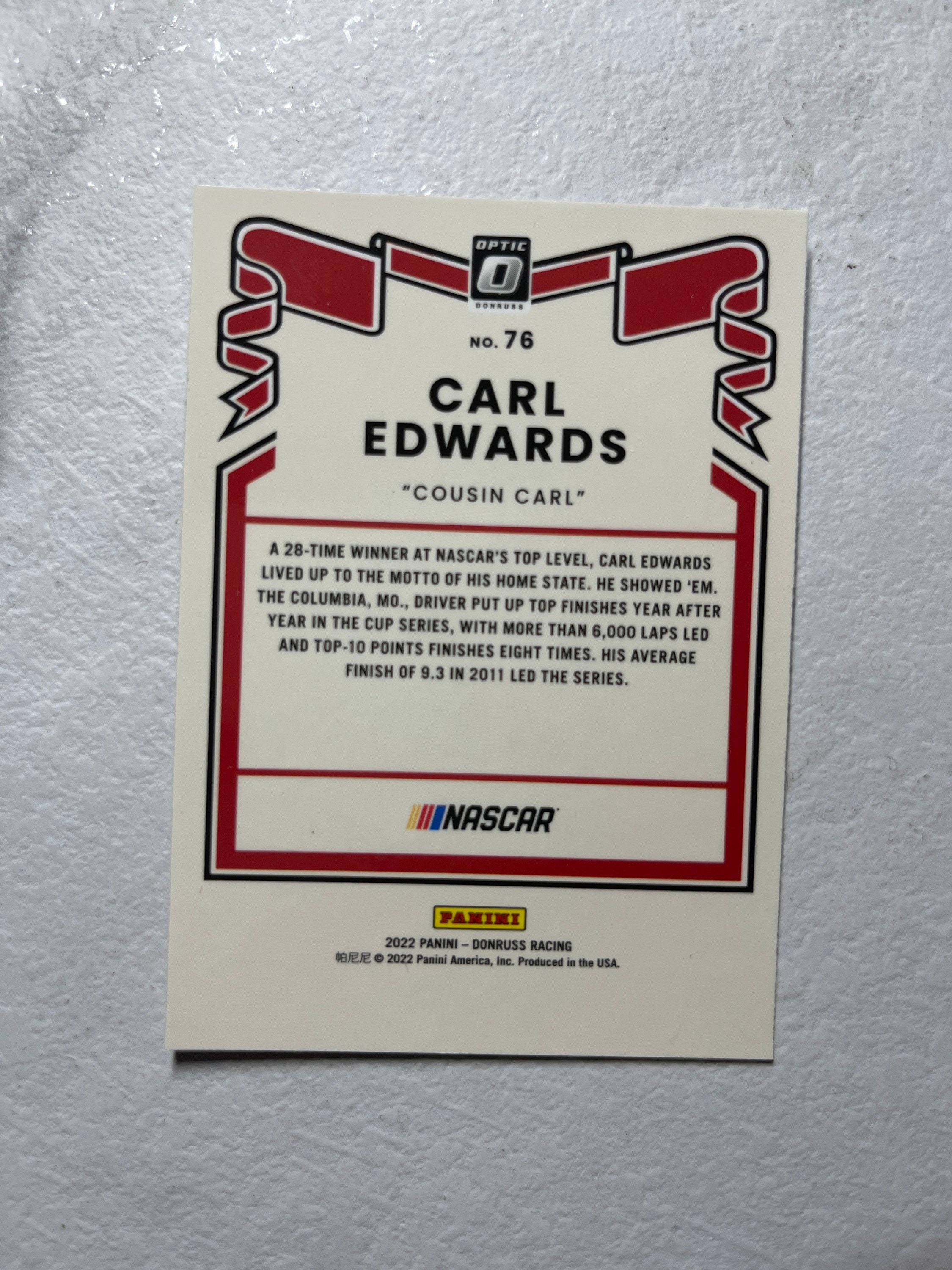 Carl Edwards 2022