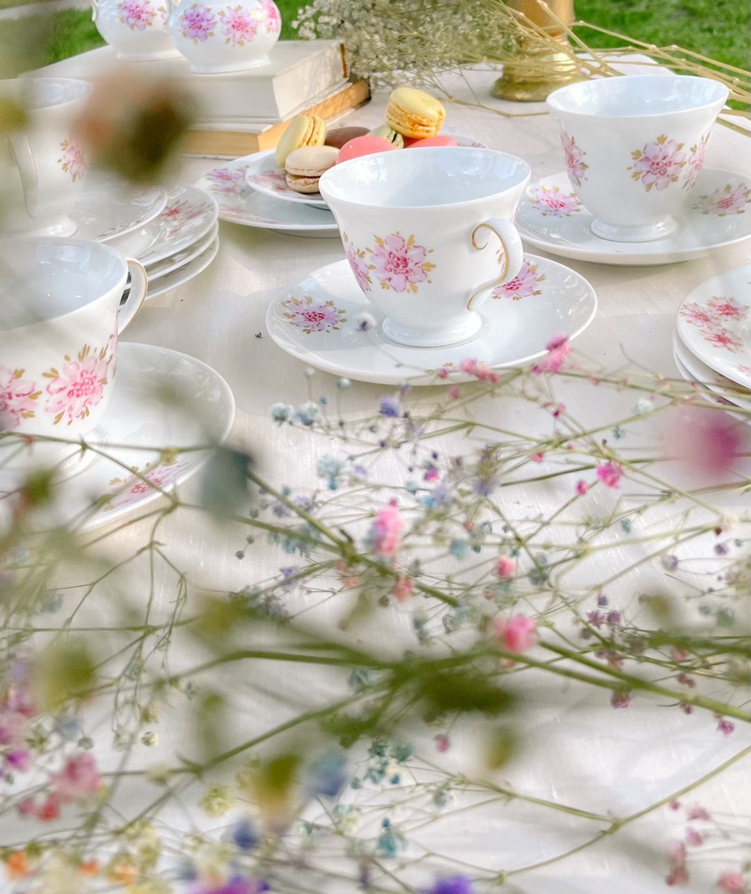 Think Pink for Your Next Tea Set Vintage Pink Lady Teaware by ...