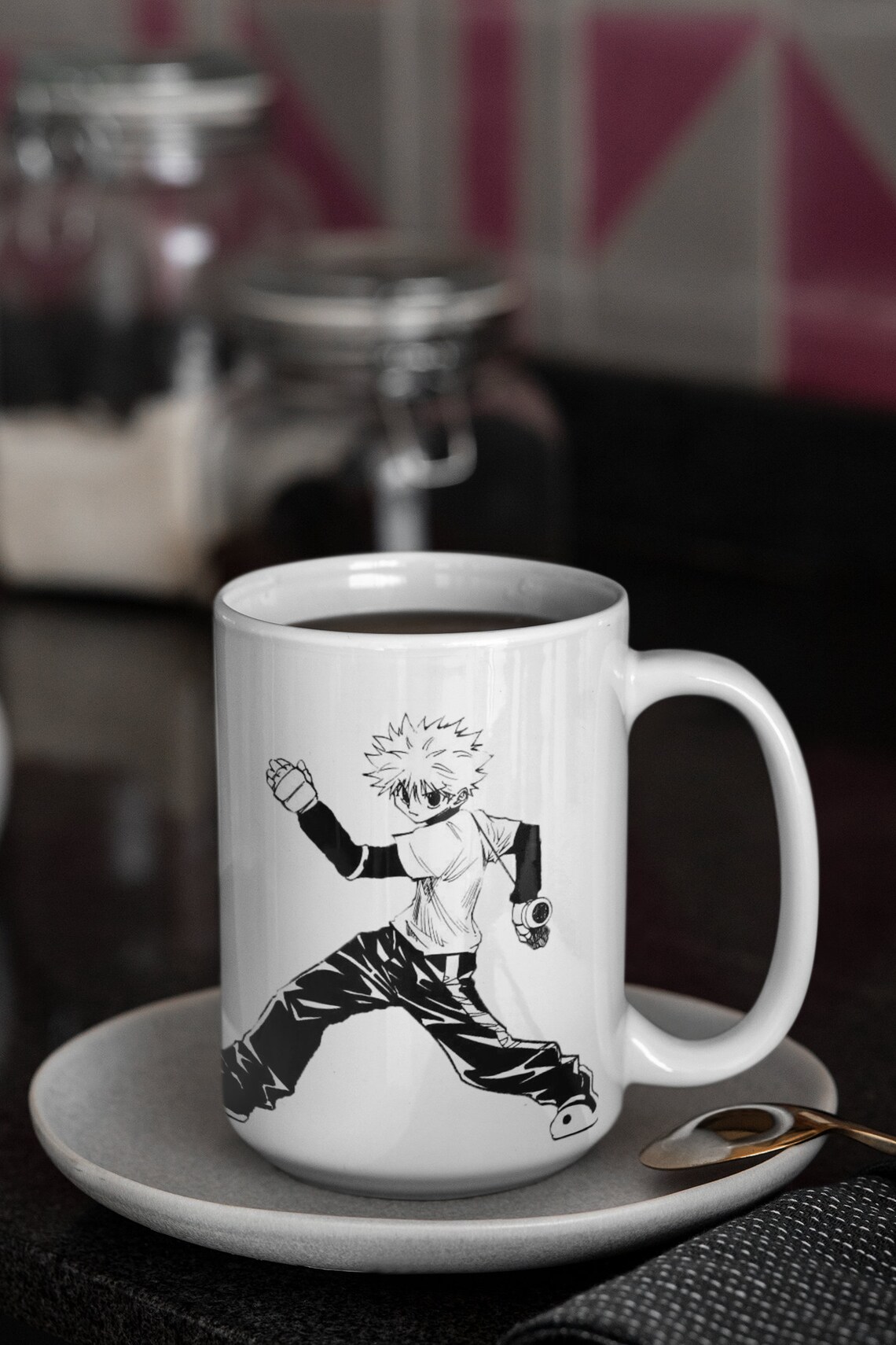 Anime Mug Coffee Cup Anime Coffee Cup Manga Style Mug Valentine's Day ...