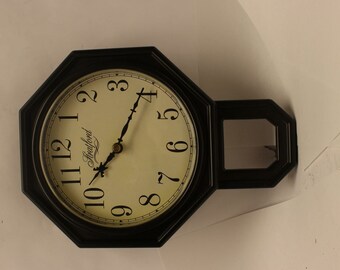 Octagon Wall Clock Vintage - Etsy