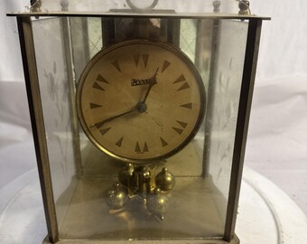 Awesome Vintage Chrome Kern 400 Day Anniversary Torsion Clock – Ca 1960 ...