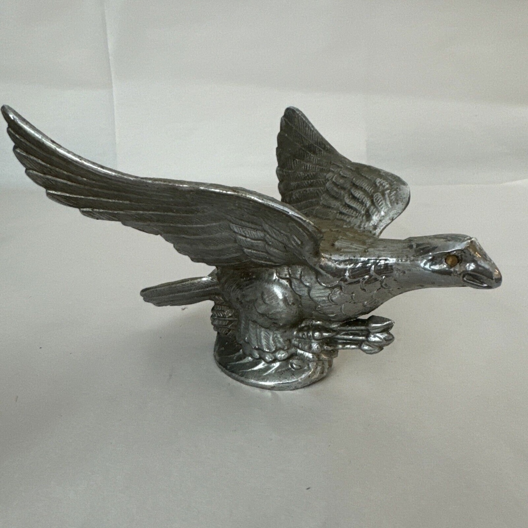 Vintage Rare Eagle Radiator Cap Hood Ornament Beautiful Detail - Etsy