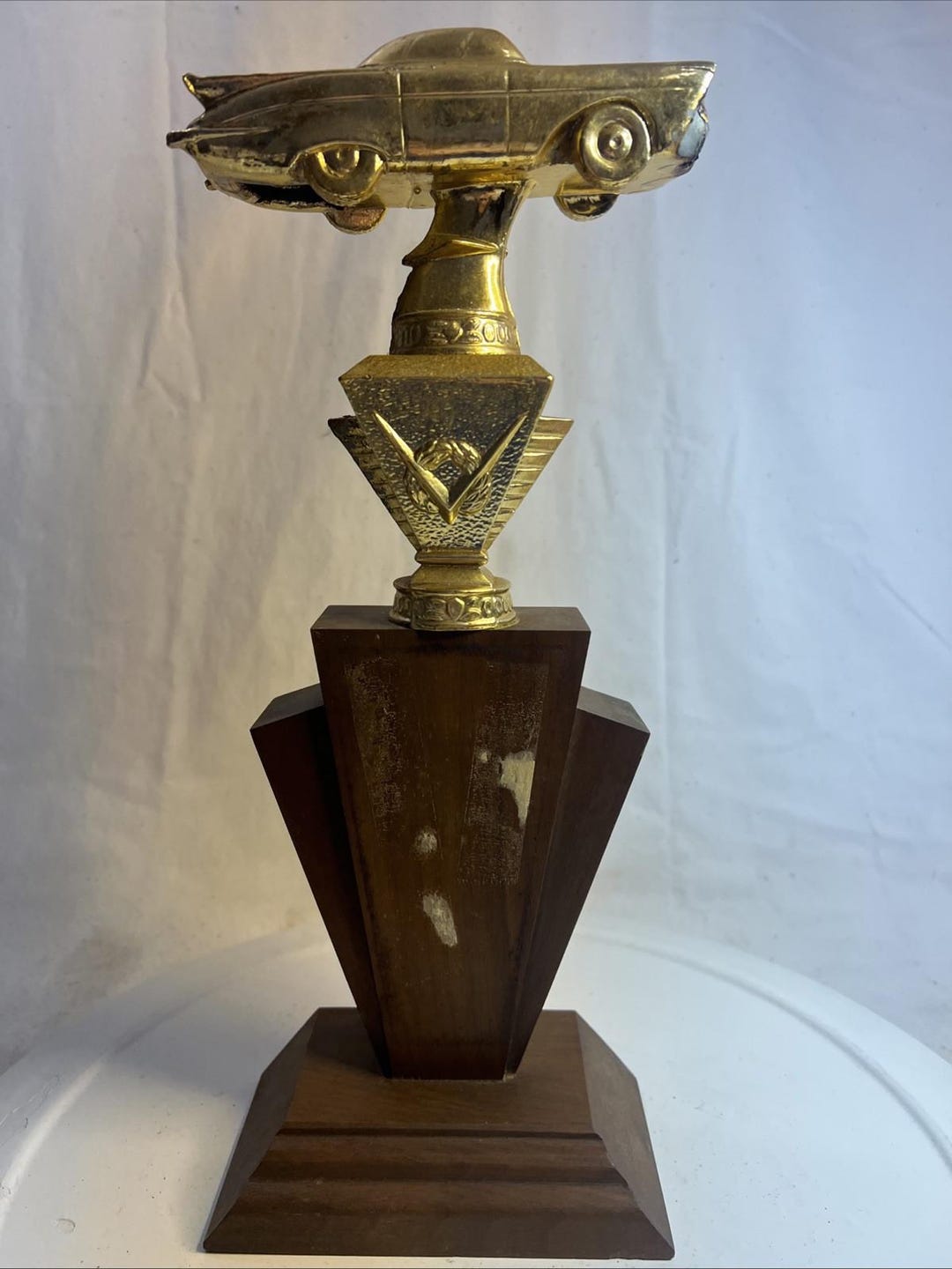 Vintage Race Car Trophy Racing Speed Vehicle Transportation Car Show ...