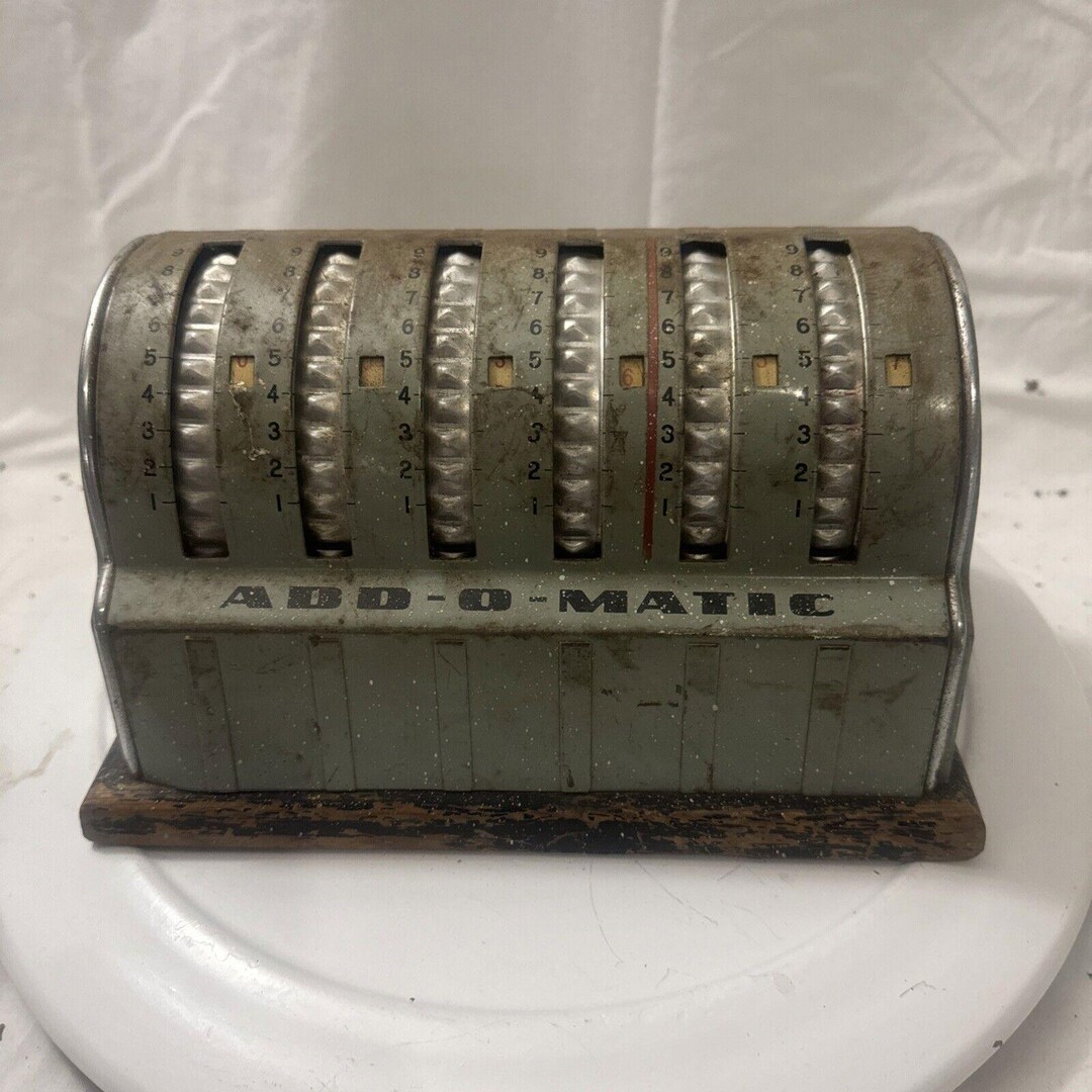 Vintage Add O Matic Adding Machine Calculator - Etsy