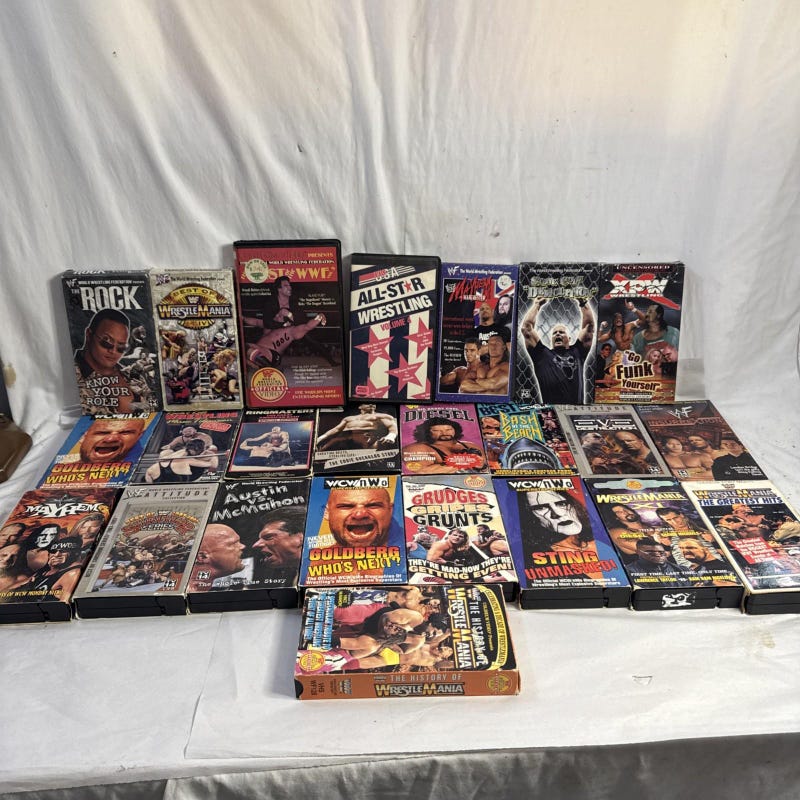 Wcw Wrestling Vhs - Etsy