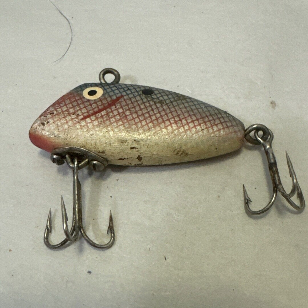 Bayou Boogie Tan Red Whopper Stopper Old Fishing Lure - Etsy