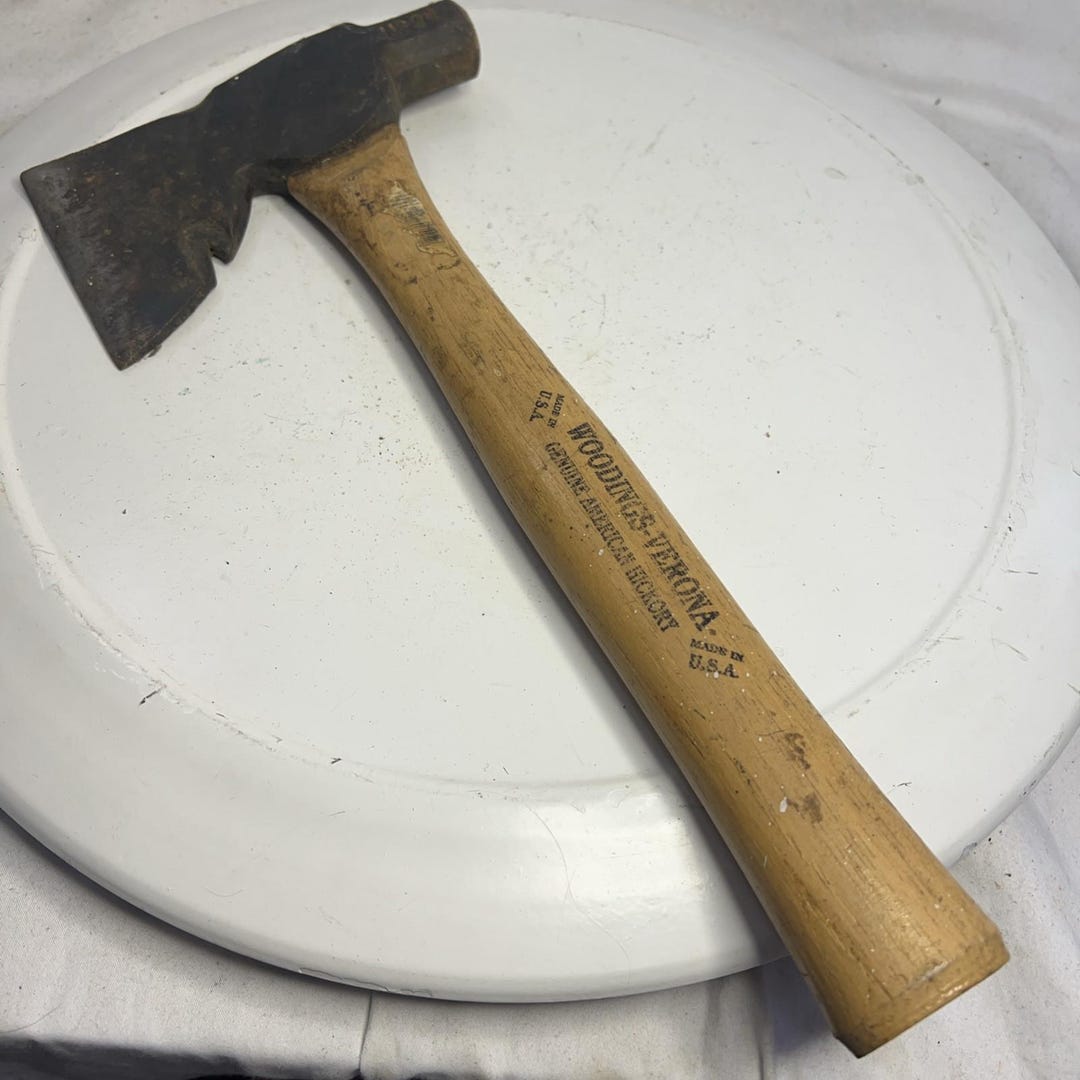 Vintage Woodings Verona Us-04 Axe Hatchet Sharp Original Handle Usa - Etsy