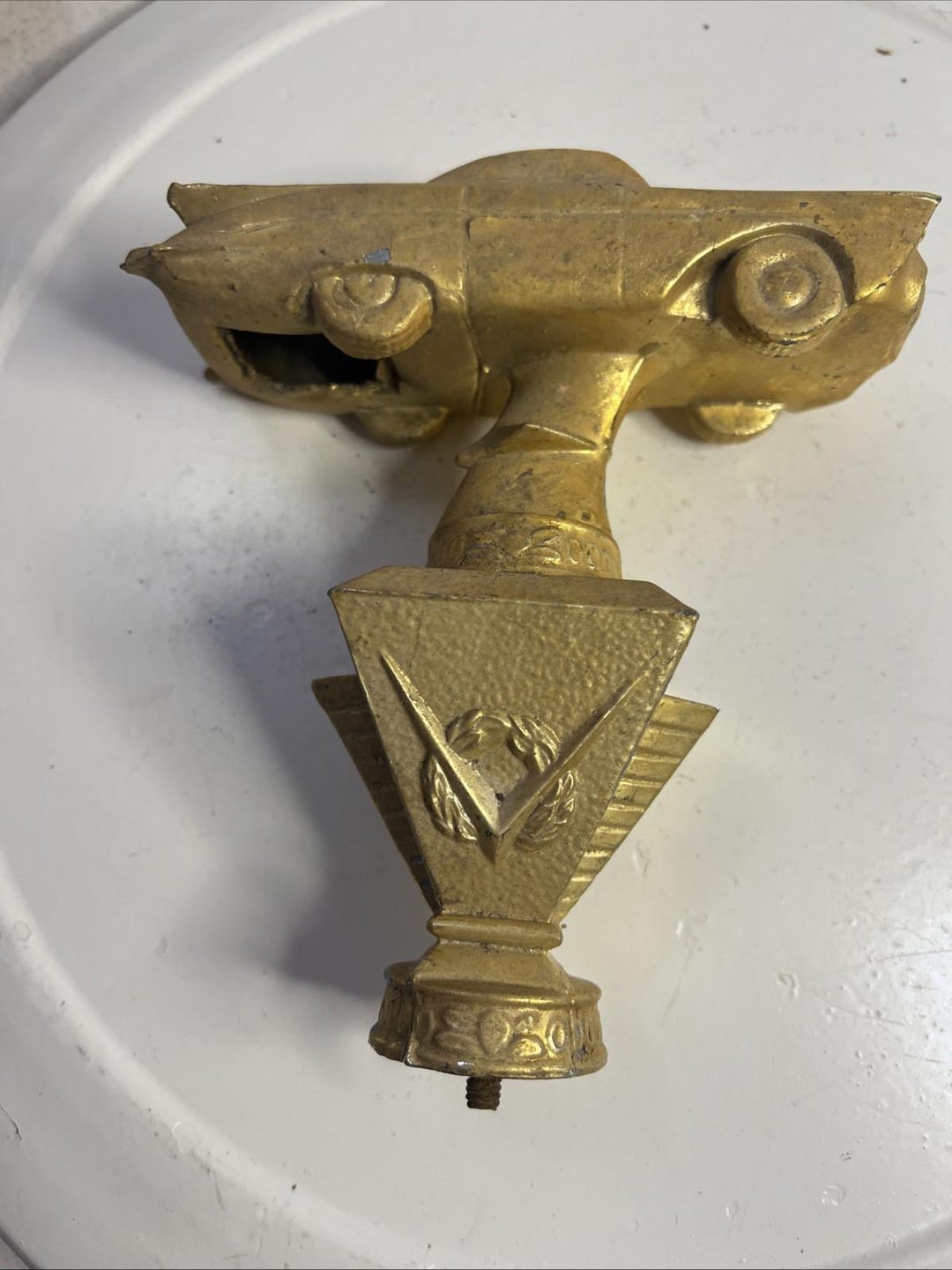 Vintage Race Car Trophy Racing Speed Vehicle Transportation Car Show ...