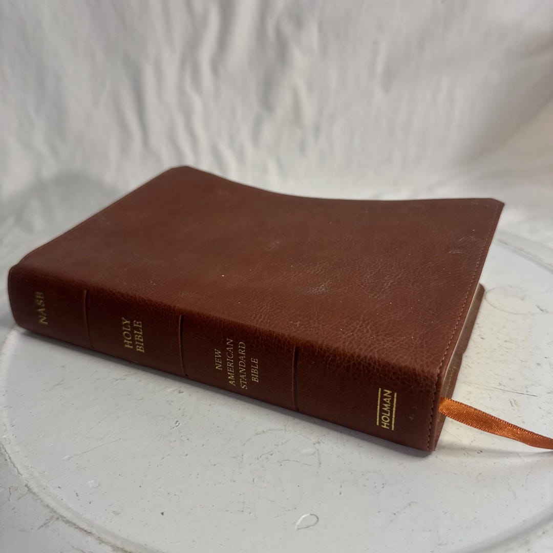 NASB Large Print Reference Bible Leathertouch - Holman Bible Publisher ...