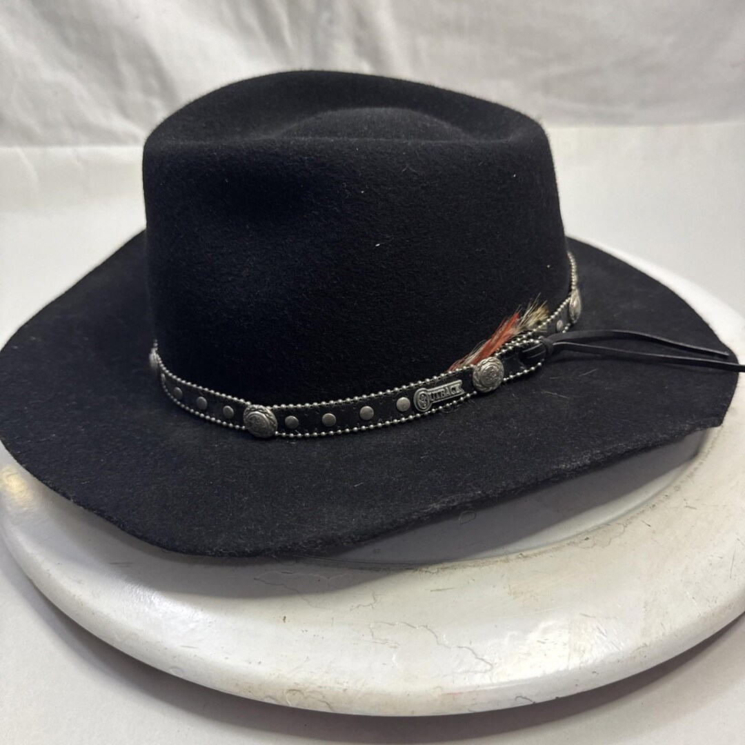 Outback Trading Company "road Warrior" 1313 2x Fur Blend Black Hat Size ...