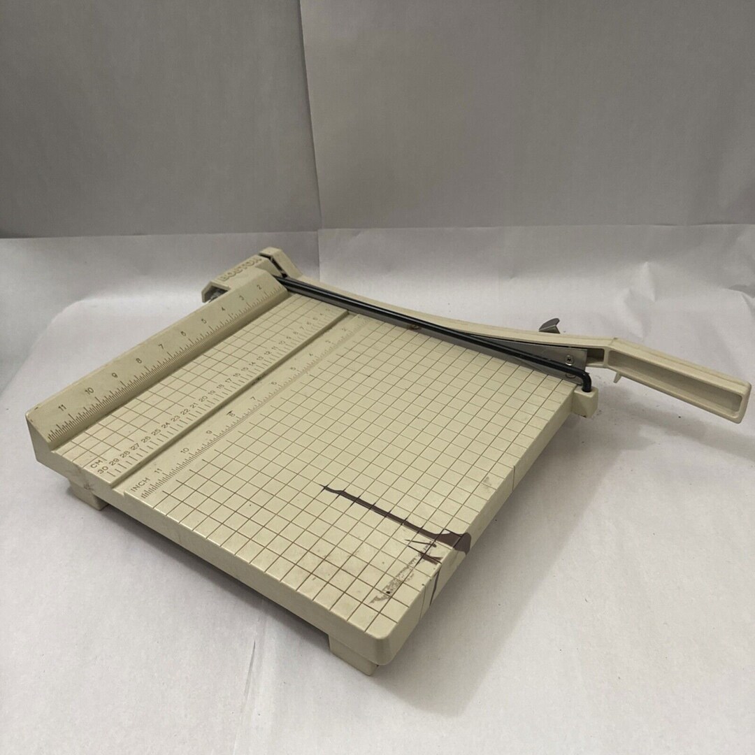 Boston 12 Paper Cutter/trimmer Guillotine Style 12 Inch Made in Usa - Etsy