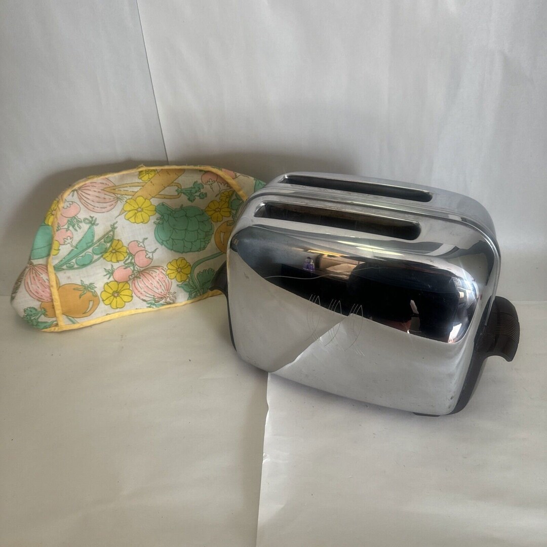 Vintage 1950s TOASTMASTER Automatic Pop up Toaster 1B14 Chrome Art Deco ...