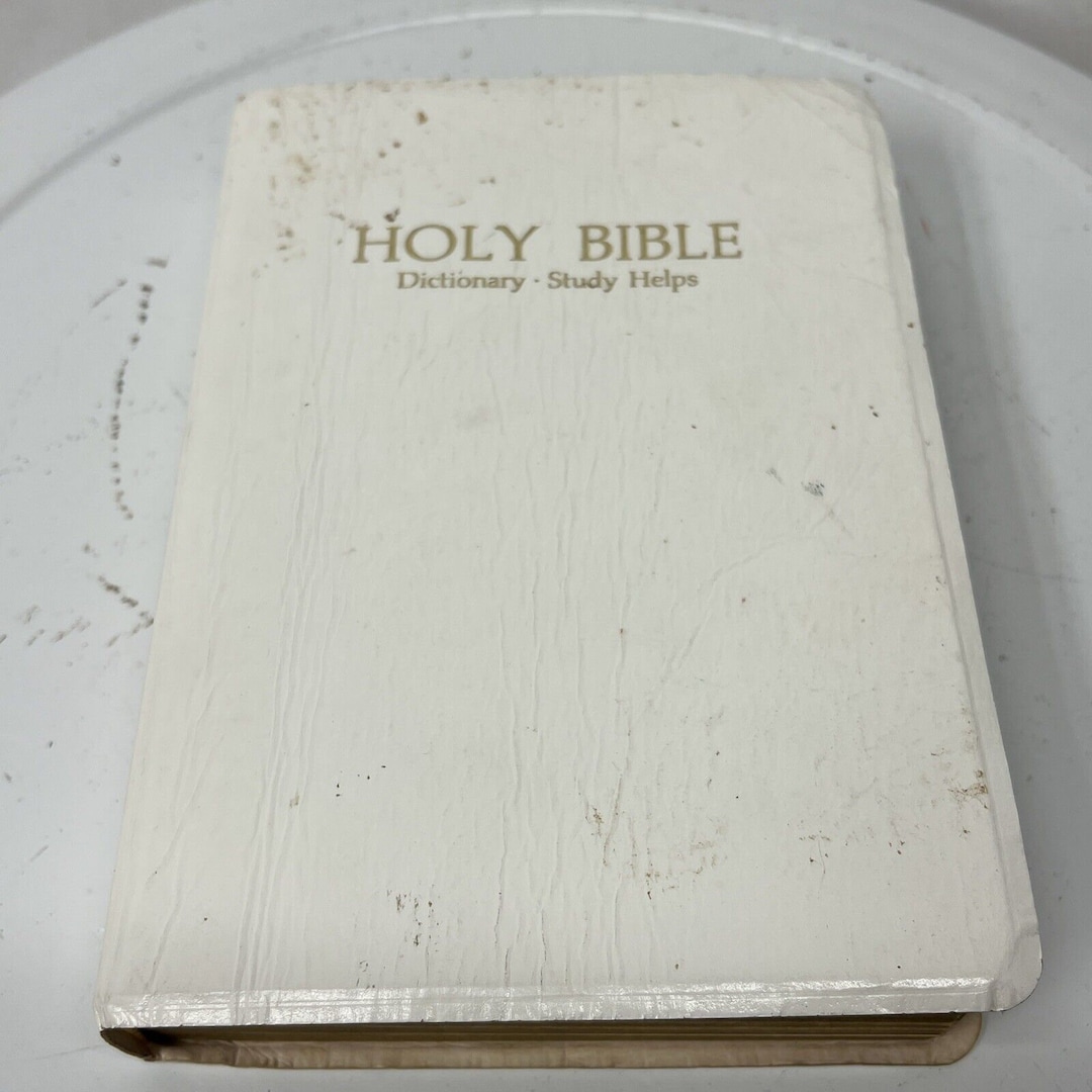 Holy Bible King James Version Red Letter Dictionary Study Helps World ...