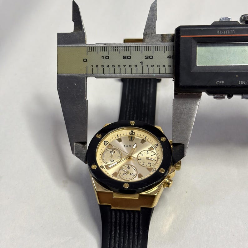 GUESS Gold-tone Multifunction Watch Gw0030l2 - Etsy