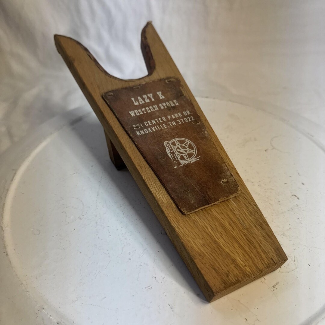 Vintage Wood Boot Jack Boot Remover Boot Puller Leather Lazy K ...