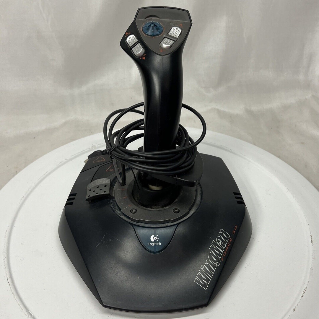 Logitech Wingman Force 3D Force Feedback Joystick/ USB for PC W Twist ...