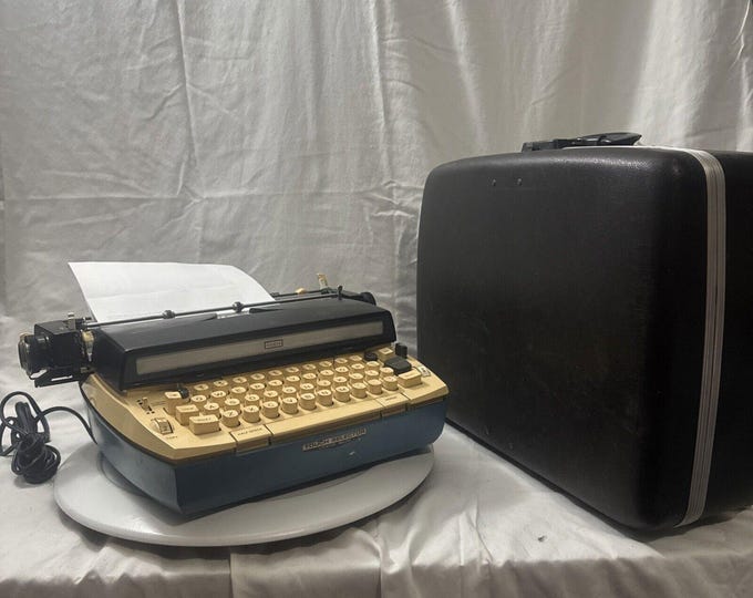 1969 Sears Medalist Power 12 Electric Typewriter Blue - Etsy