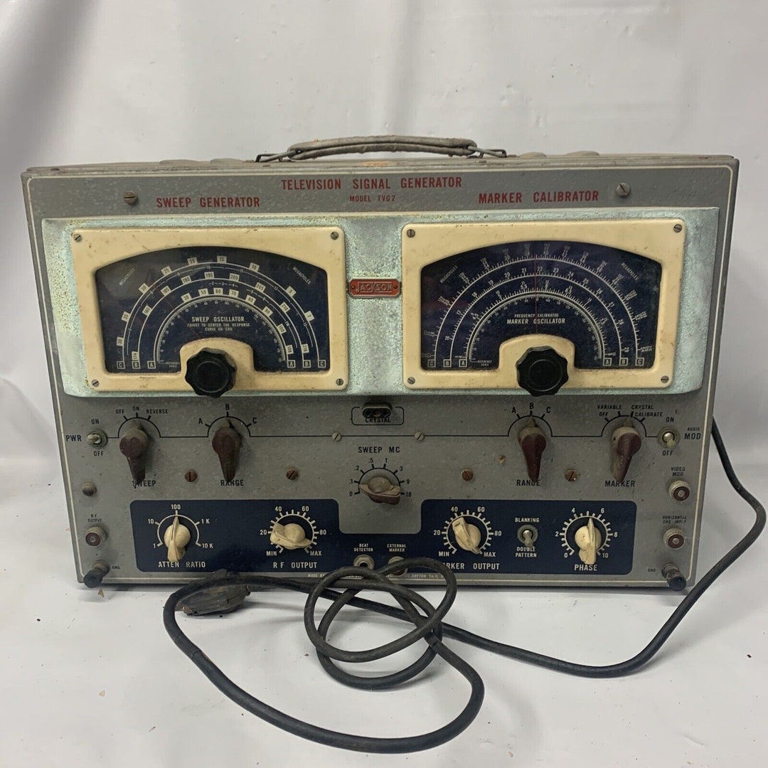 Jackson Model TVG-2 Television FM Sweep Signal Generator - Etsy
