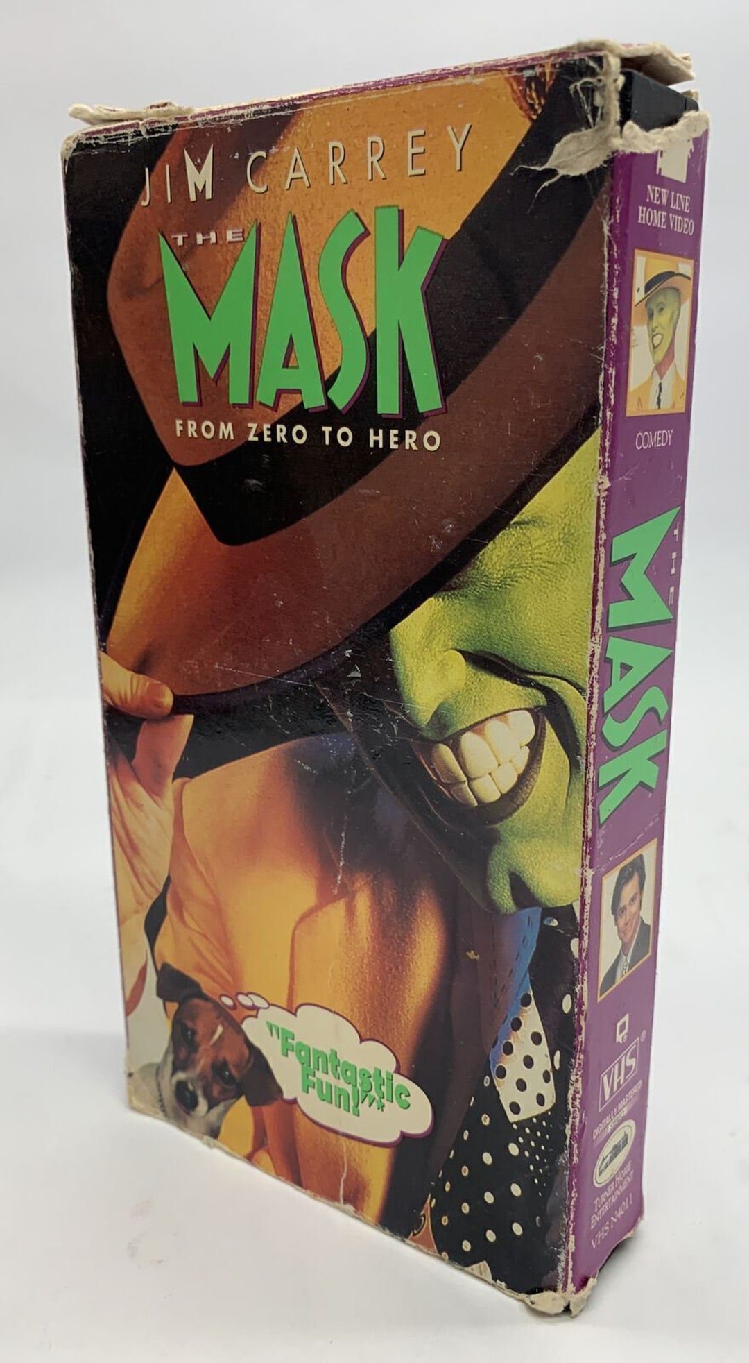 The Mask VHS 1995 Jim Carrey Cameron Diaz 1st Printing Vintage - Etsy