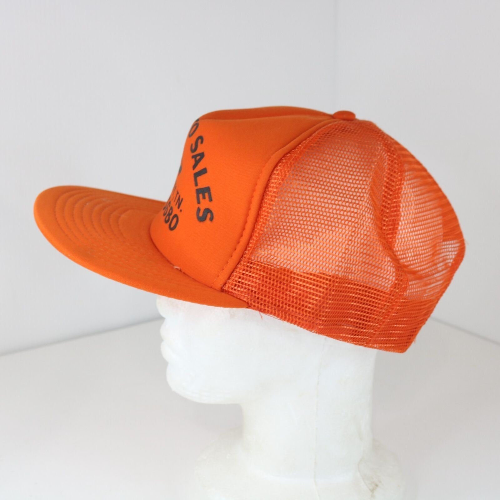 Tom's Auto Sales Speedway Baseball Cap Orange Color Made in Taiwan - Etsy