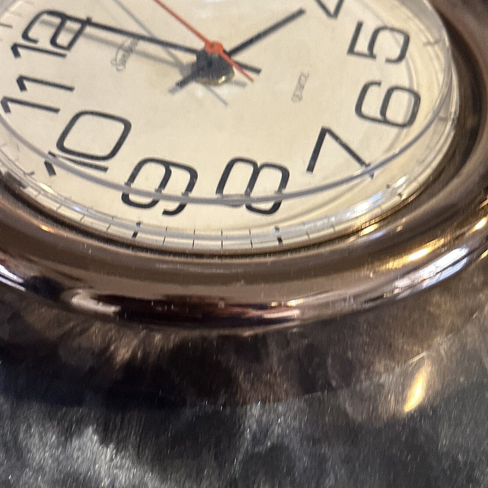 Vintage SUNBEAM Chrome-finish 9 Round Quartz Wall Clock. - Etsy