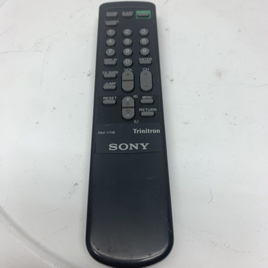Sony Rm-y116 Remote Control Trinitron - Etsy