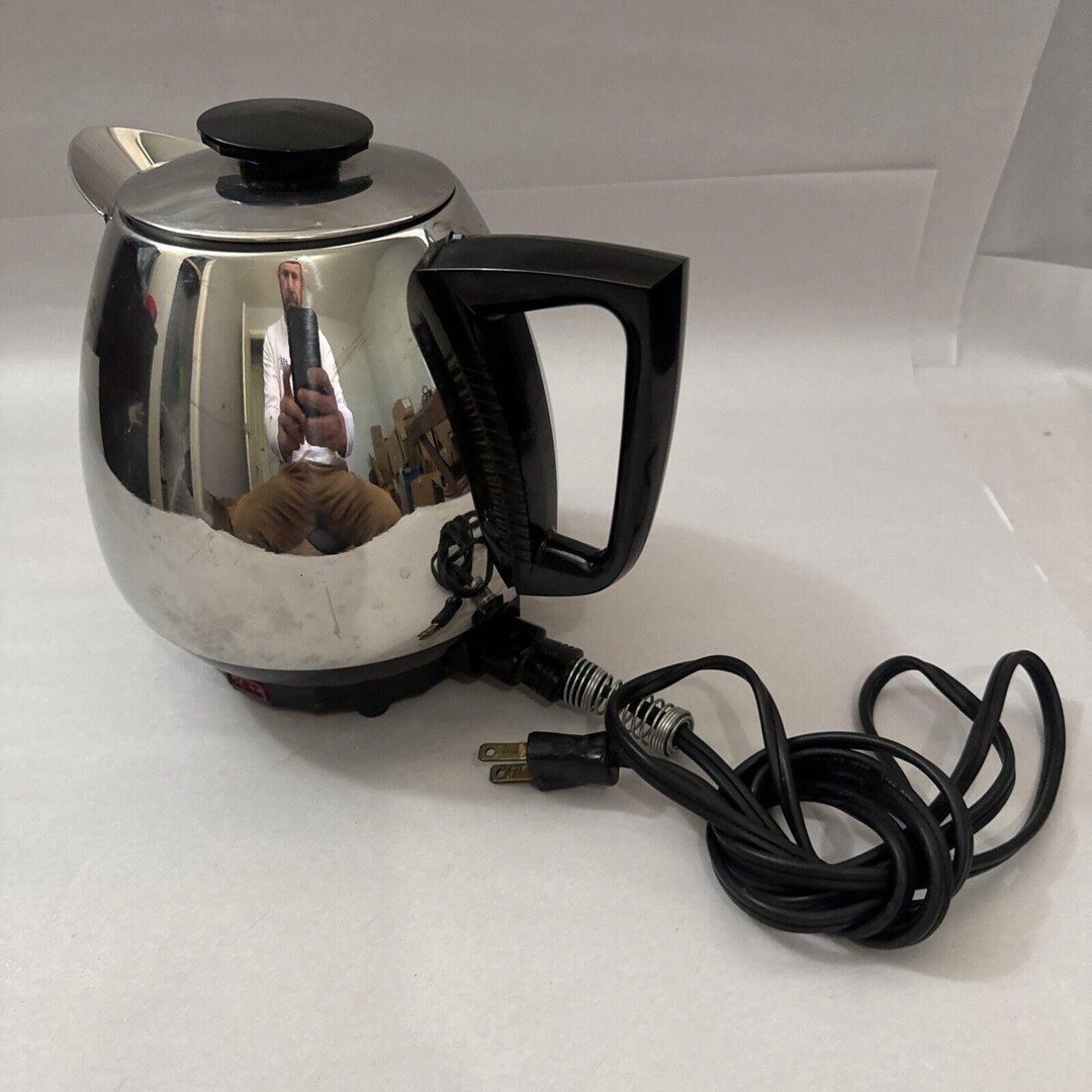 Vintage SALADMASTER Jet-o-matic Model 10 Electric Coffee Tea Percolator ...