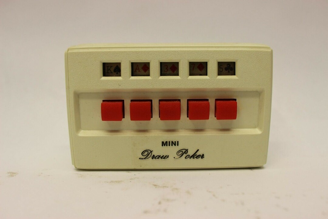 Vintage Waco Japan Toy Draw Poker Machine Battery - Etsy
