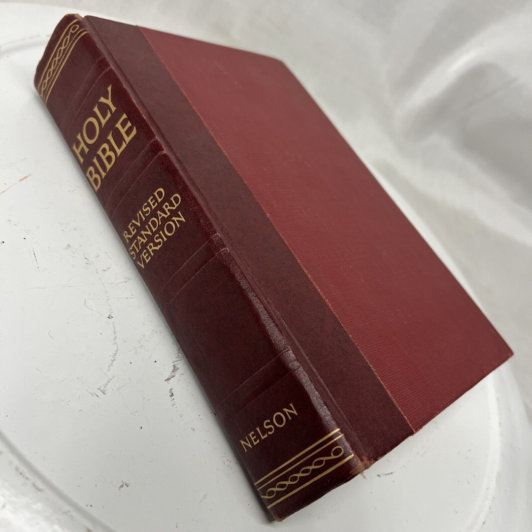 Vintage 1952 Holy Bible Rsv Revised Standard Version Red Hc Thomas ...
