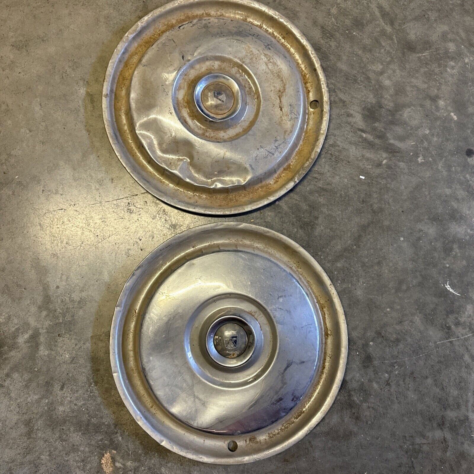 Vintage 1950's Ford Chrome Hubcap Wheel Cover 15" Bent and Dirty - Etsy