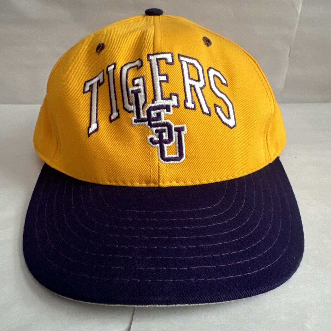 Vintage 90s LSU Louisiana State University Tigers Pro-line Snapback Hat ...