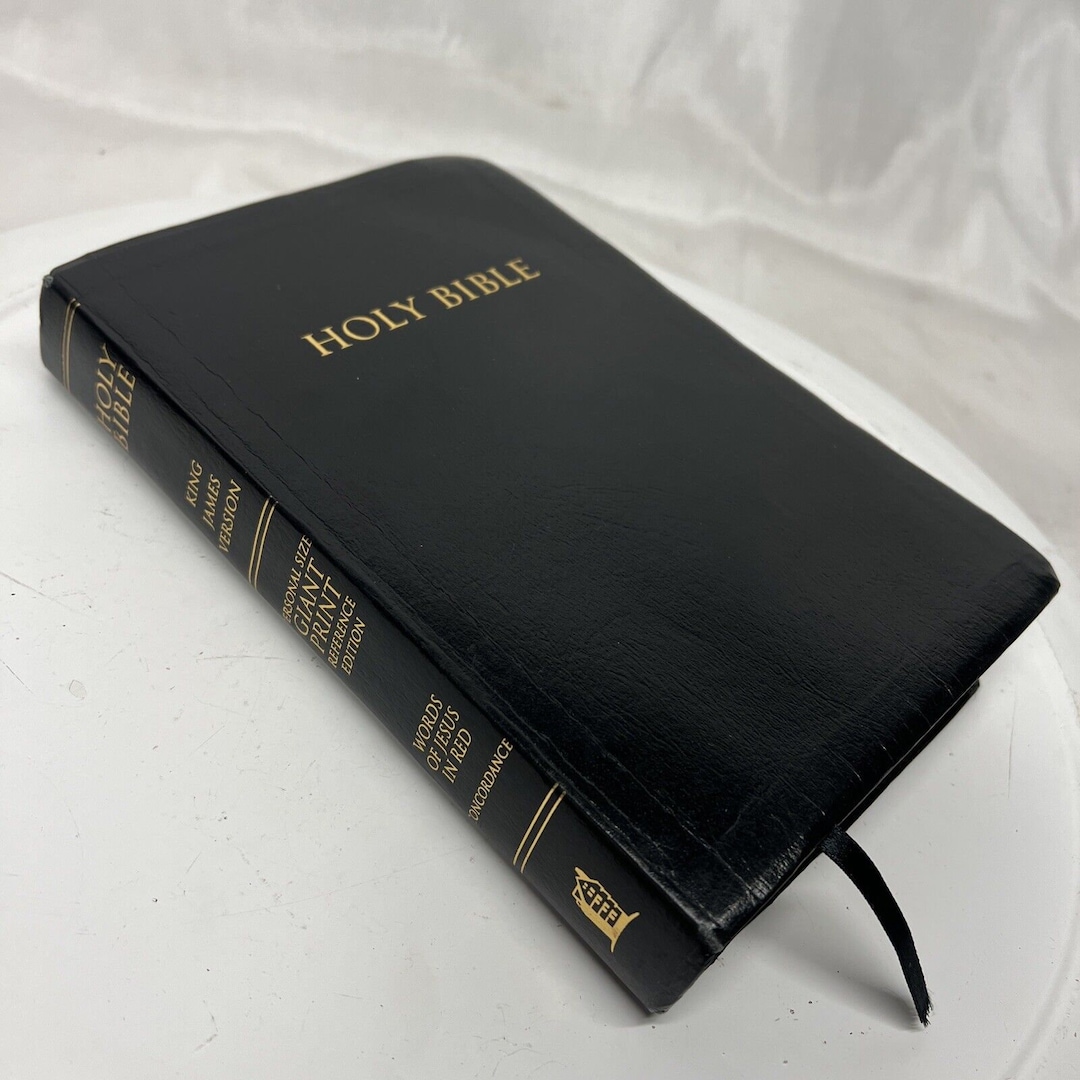 The Personal Size Giant Print Holy Bible King James Version - Etsy