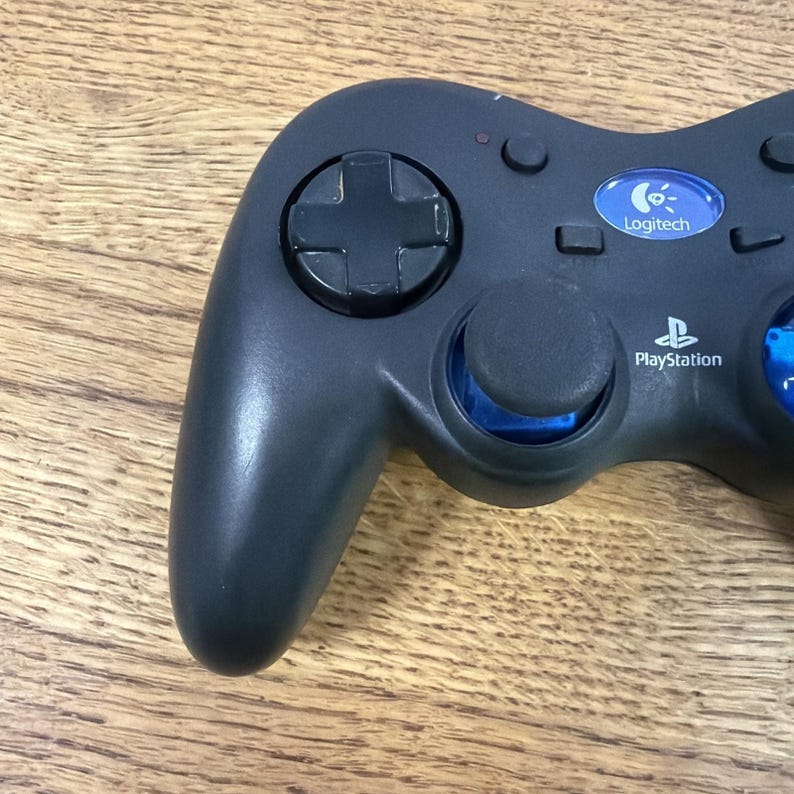 Playstation 2 Wireless Controller PS2 Logitech G-X2D11 Cordless Action ...
