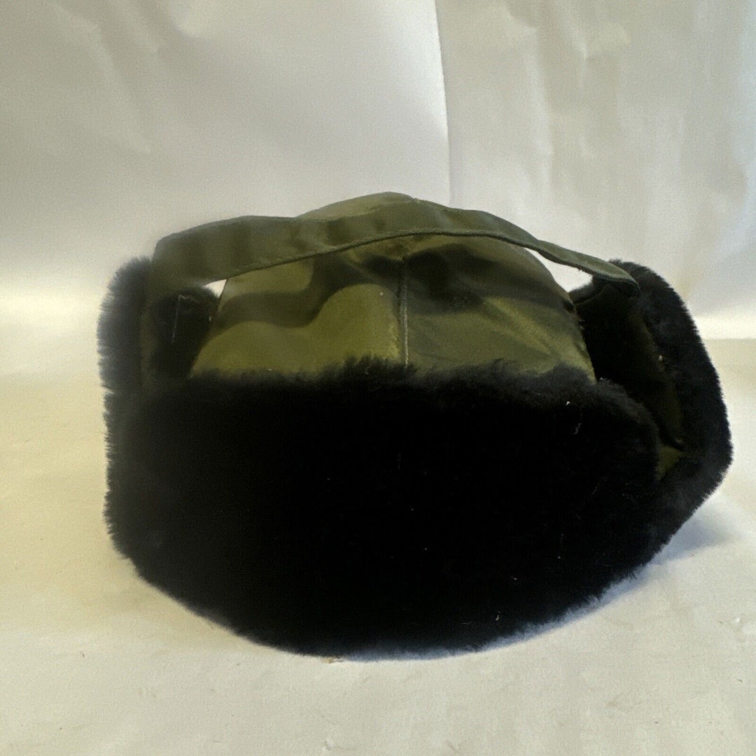 Blauer Black Fur Green Trooper Police Law Enforcement Cap Hat Size ...
